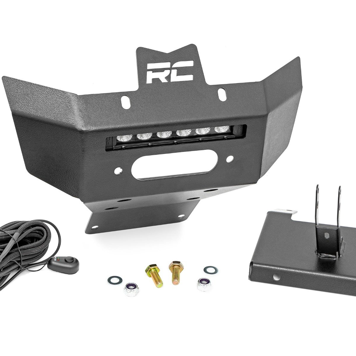 Winch Bumper | Black Series LED | 6" Light | Slime Line | Can-Am Reneg ...