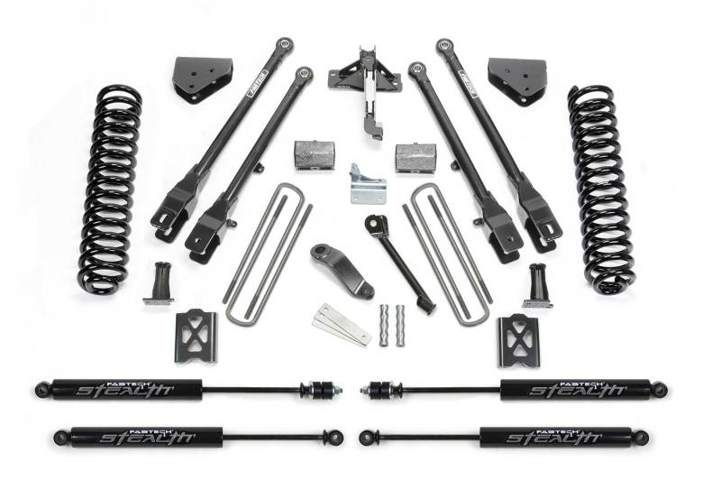 Fabtech 05-07 Ford F350 4WD 6in 4Link Sys w/Coils & Stealth – FASS ...