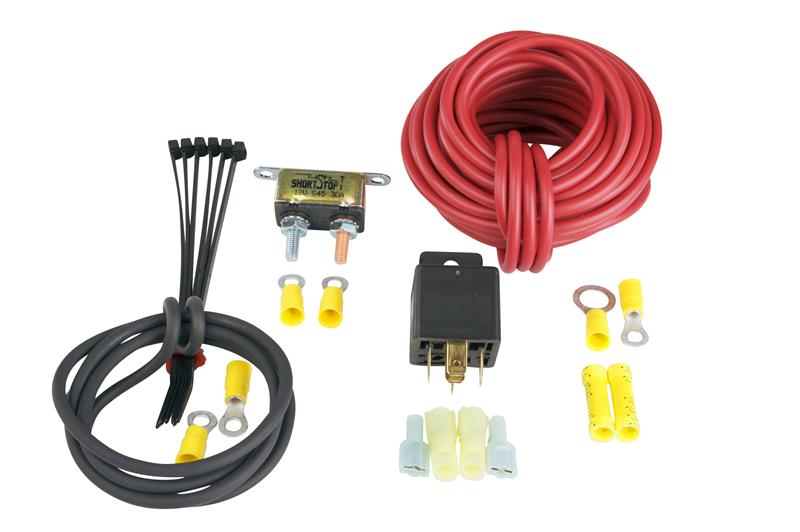 Aeromotive 30 Amp Fuel Pump Wiring Kit (Incl. Relay/Breaker/Wire/Conne ...