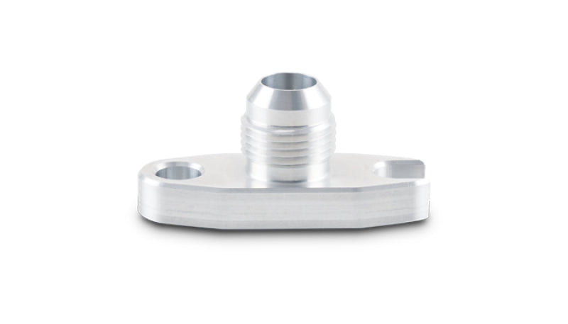 Vibrant 2.00in Bolt Hole -10AN Male Flare Aluminum Oil Drain Flange w ...