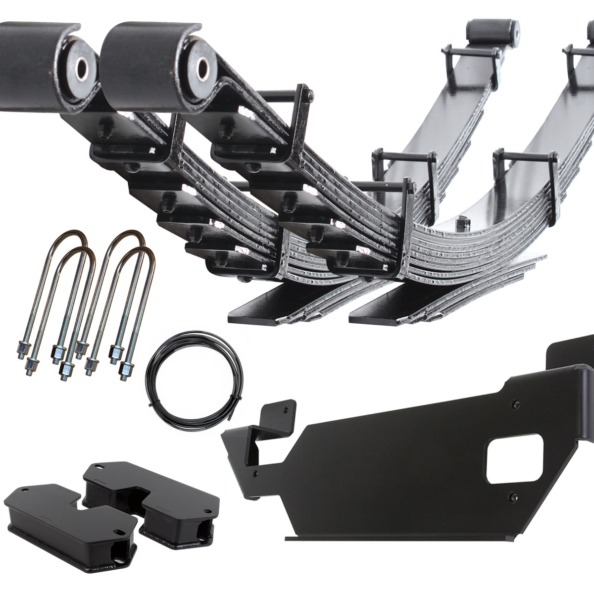 19-23 RAM 3500 4X4 DIESEL ALAS FULL PROGRESSIVE LEAF SPRING KIT - 1" L ...