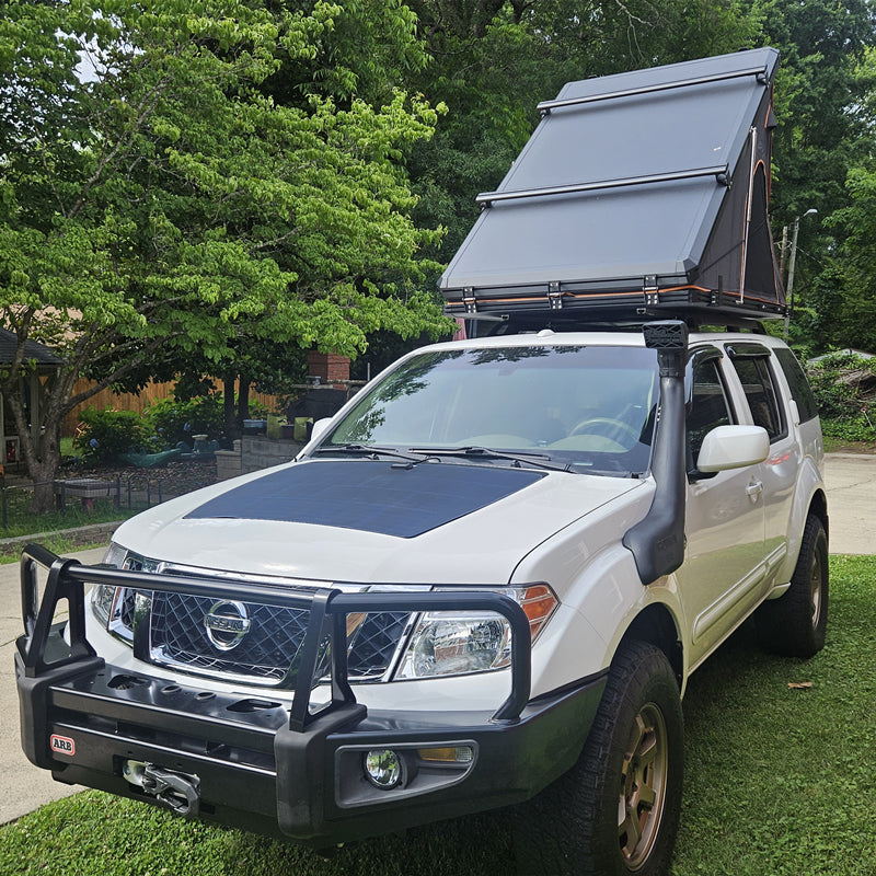 Nissan Pathfinder Lensun 100W Hood Flexible Solar Panel – FASS Motorsports