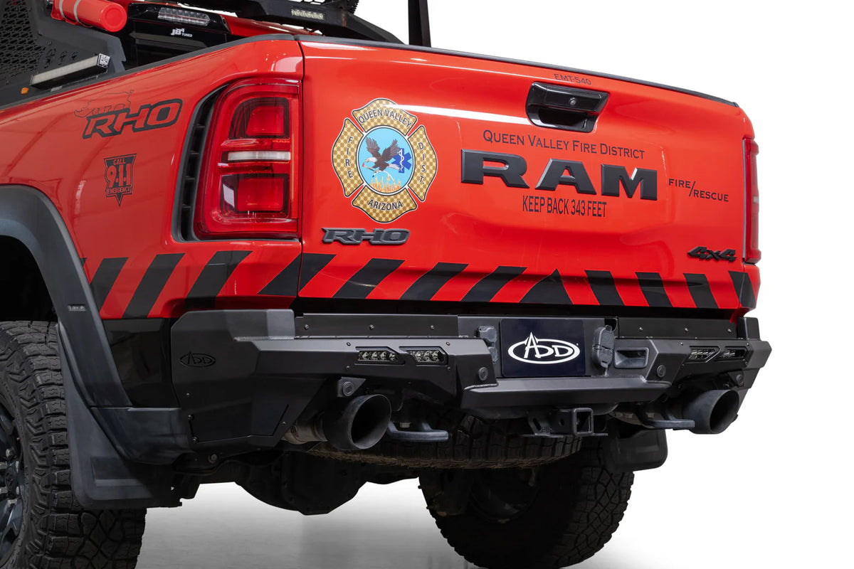 ADD 2025 Ram RHO Phantom Rear Bumper - Hammer Black Powder Coat – FASS ...