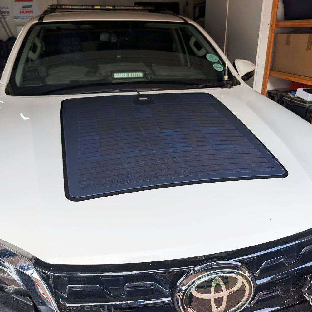 Toyota Fortuner Lensun 100W 12V Bonnet Flexible Solar Panel – FASS ...
