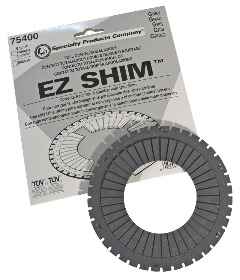 SPC Performance EZ Shim Dual Angle Camber/Toe Shim (Grey) – FASS ...