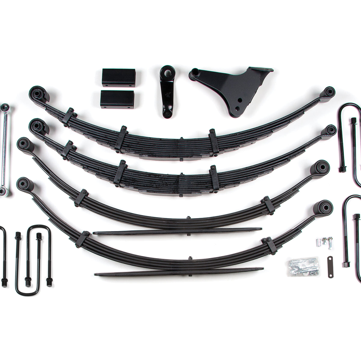 99-04 F250-F350 Square U-bolt 6-6 spring Kit – FASS Motorsports