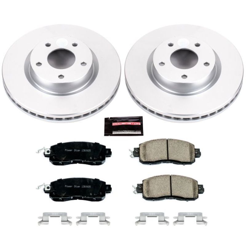 Power Stop 13-18 Nissan Altima Front Z17 Evolution Geomet Coated Brake ...