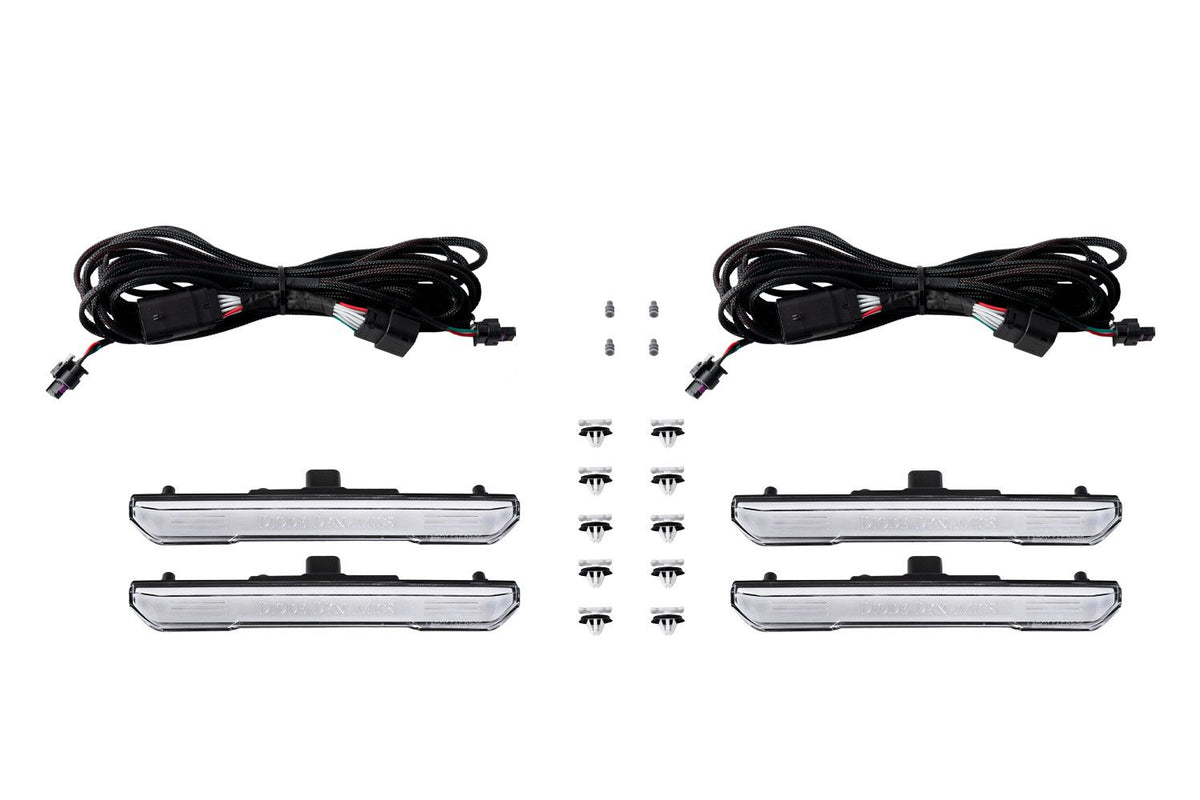 Diode Dynamics 2024 GMC Sierra/Canyon LED Sequential Sidemarkers - Cle ...