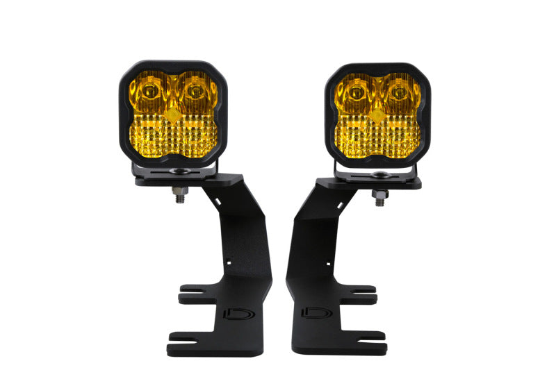Diode Dynamics 14-19 Silverado/Sierra SS3 LED Ditch Light Kit - Yellow ...