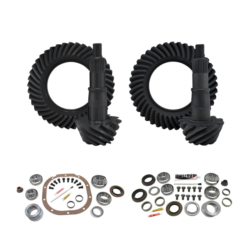 Yukon Gear & Install Kit Package for 15-19 Ford F150 8.8in Front & Rea ...